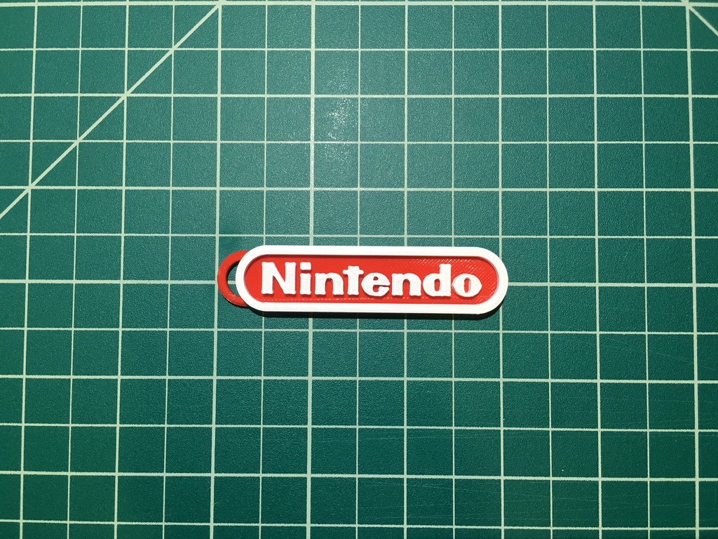 Free 3D file Dual/Multi Material Nintendo and Switch Logo Keychains・3D ...