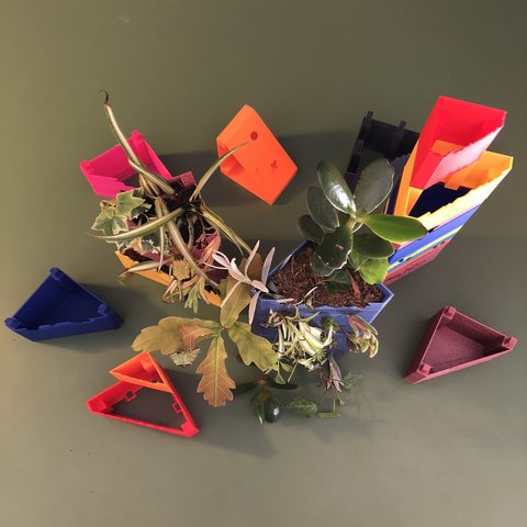 Download STL files Angular Vegetable Wall ・ Cults