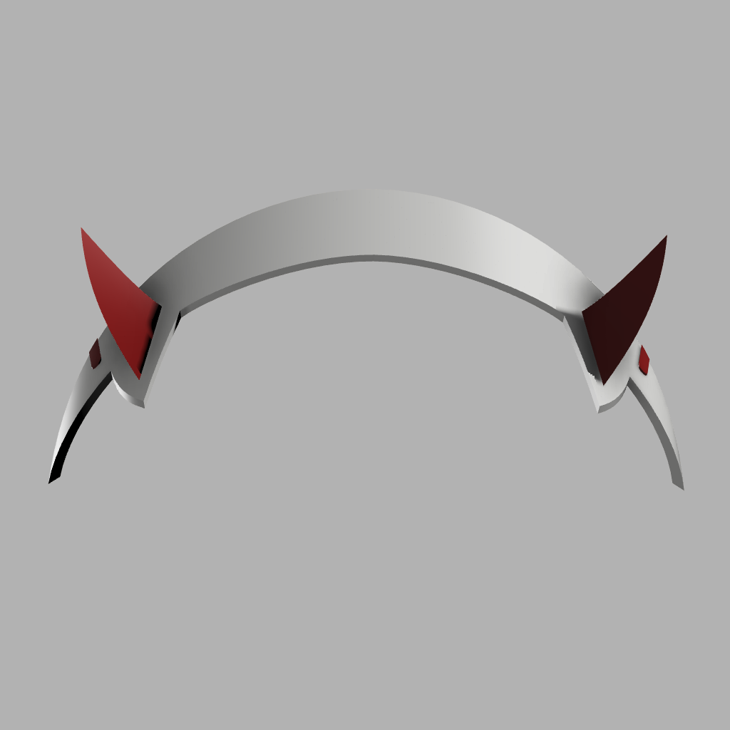STL file Zero Two Headband・3D printing idea to download・Cults