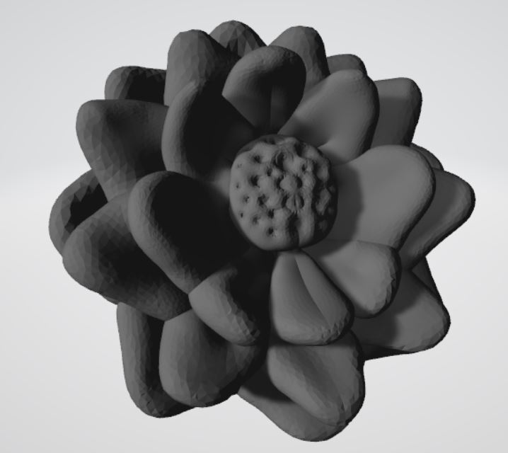 Free STL file Yet another sculpted flower・3D printing design to ...