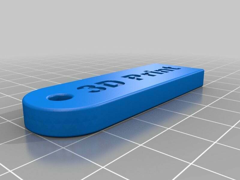 Free STL file Key Chain・Object to download and to 3D print・Cults