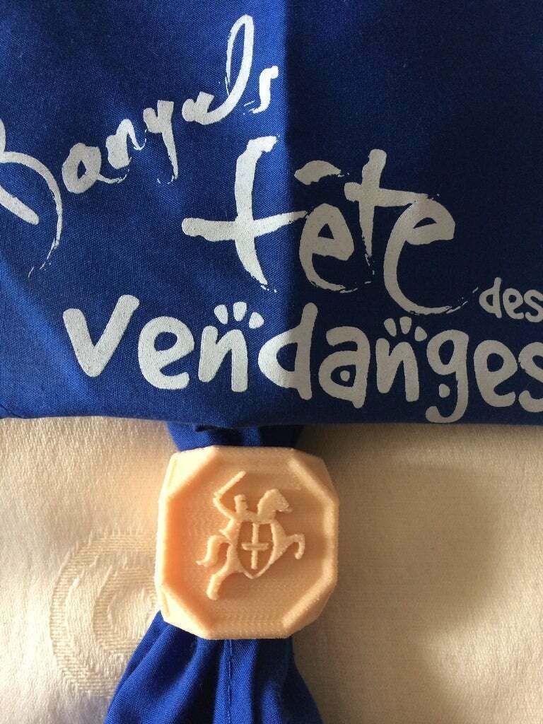 Free STL file templar neckerchief・Object to download and to 3D print・Cults