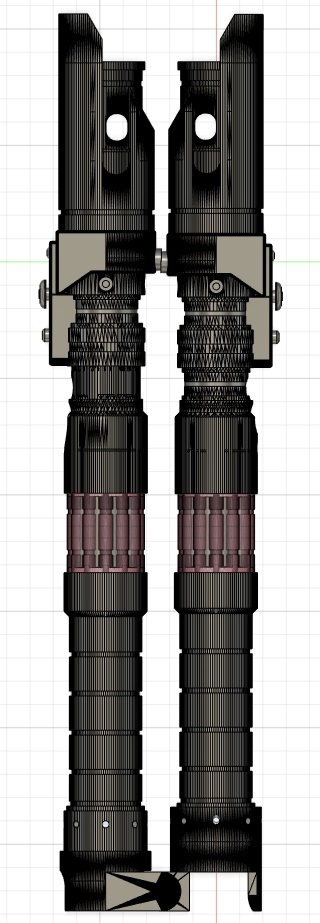 STL file Dark Rey Lightsaber Xenopixel COMPATIBLE star wars ⭐・3D ...
