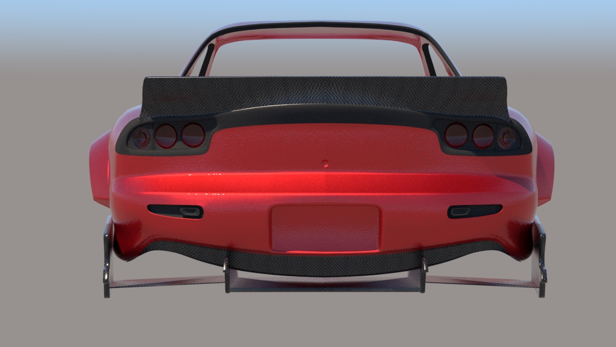STL file Mazda RX-7 Tuned 1/10・3D printing template to download・Cults