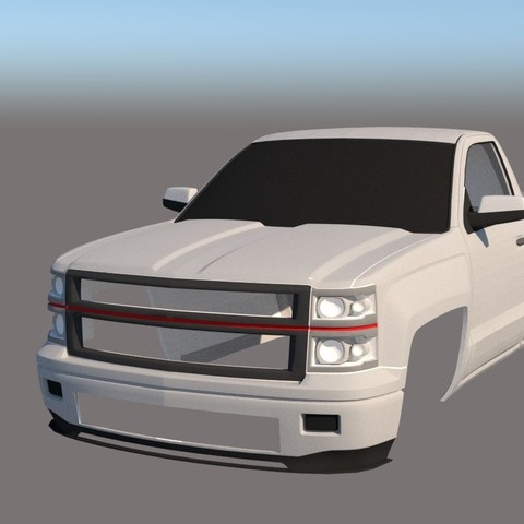 Download STL file Chevrolet Silverado V2 ・ Cults