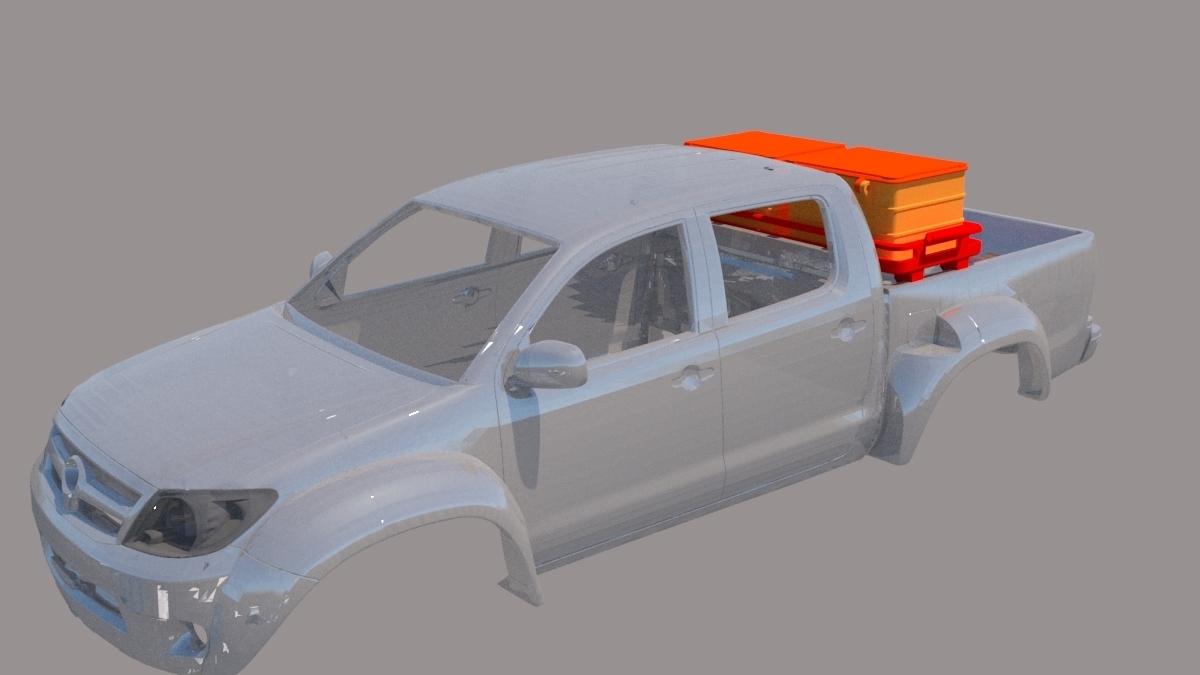 Free STL file Box for Toyota Hilux Arctic Truck・3D printable model to ...