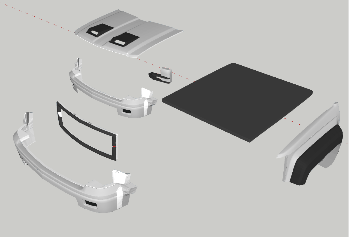 Free STL file Tuning for Chevrolet Silverado V2・3D printer design to ...