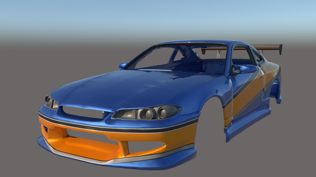 STL file Nissan Silvia Spec-S S15 1/10 🗼・3D printable model to download ...
