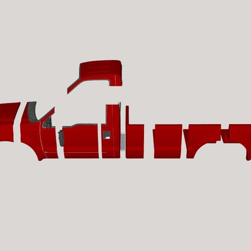 Download STL file Ford F-350 SuperDuty 1999 Body • 3D printing object ...