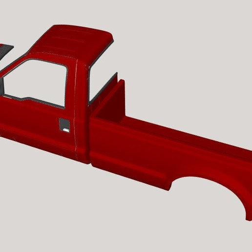 Download STL file Ford F-350 SuperDuty 1999 Body • 3D printing object ...