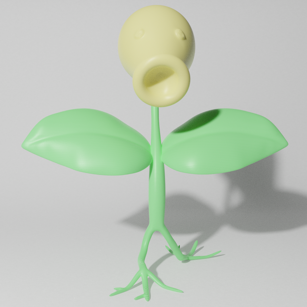 STL file Bellsprout Pokemon・3D printing idea to download・Cults