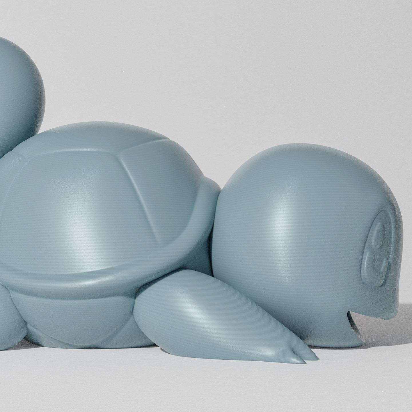 STL file SQUIRTLE 3 PACK (PART OF THE SQUIRTLE-EVO-PACK, READ ...