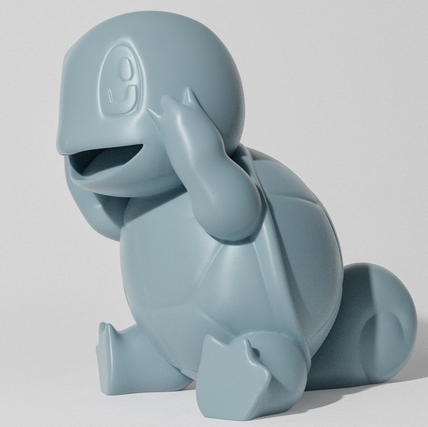 STL file SQUIRTLE 3 PACK (PART OF THE SQUIRTLE-EVO-PACK, READ ...