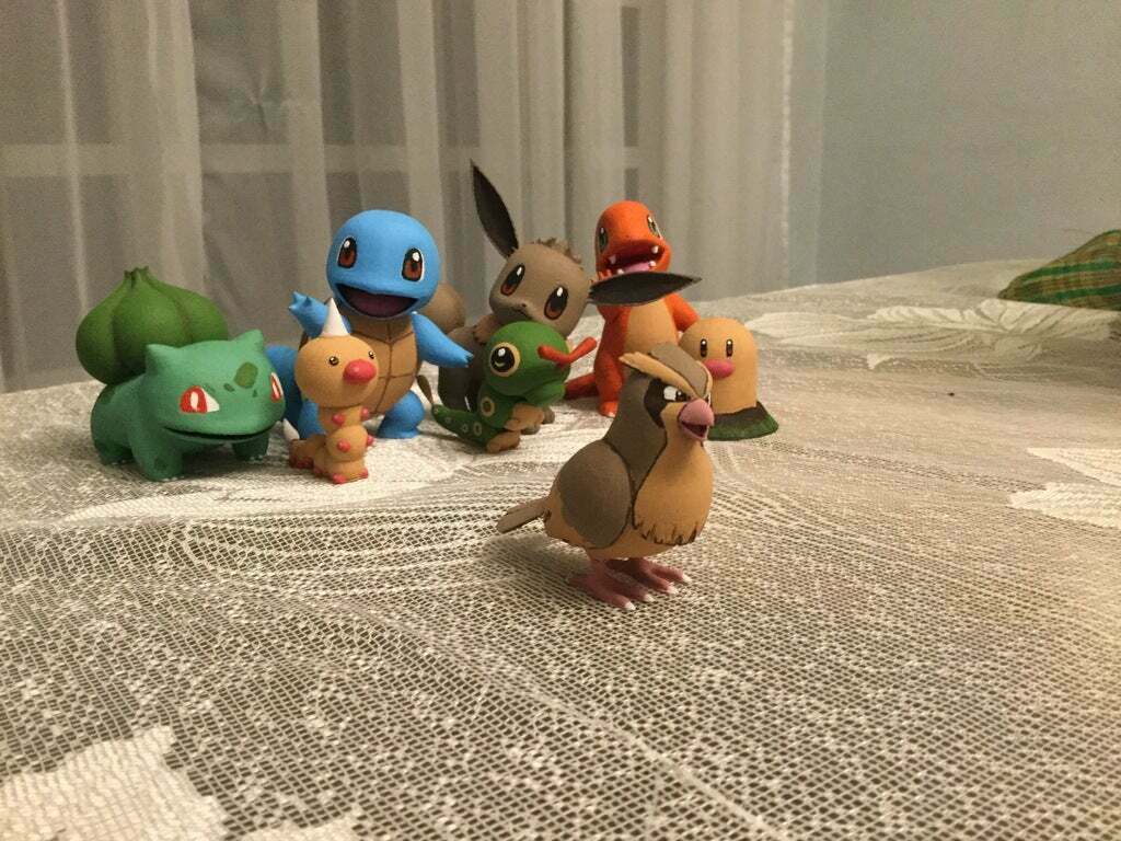 Free STL file Pidgey Pokemon EDLI3D・3D printer design to download・Cults
