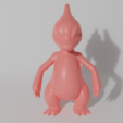 Download STL file Charmander evolution pack (9 models, 3 positions each ...