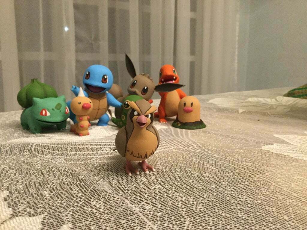 Free STL file Pidgey Pokemon EDLI3D・3D printer design to download・Cults