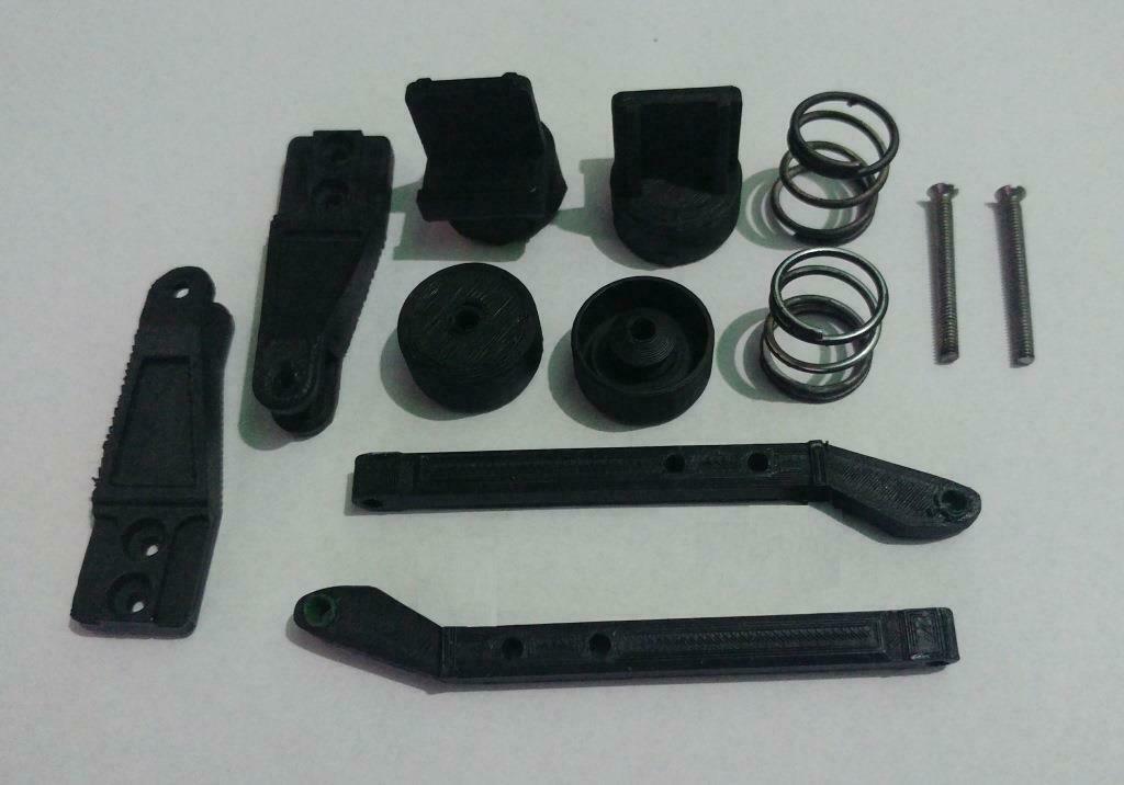 STL file rear air brakes for 1/14 trucks・Template to download and 3D ...