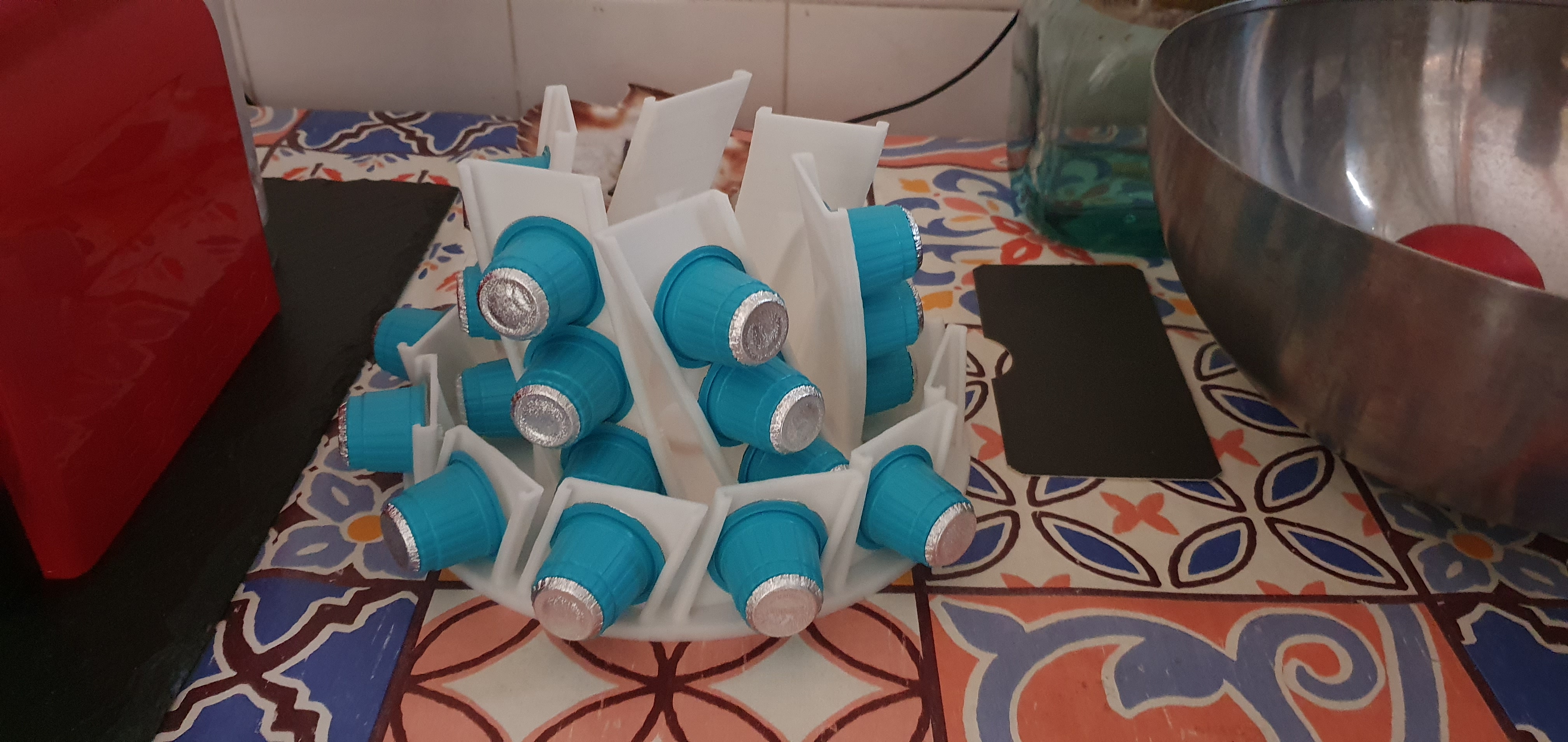 3D printer Rotary display for Nespresso coffee capsules • made with ...