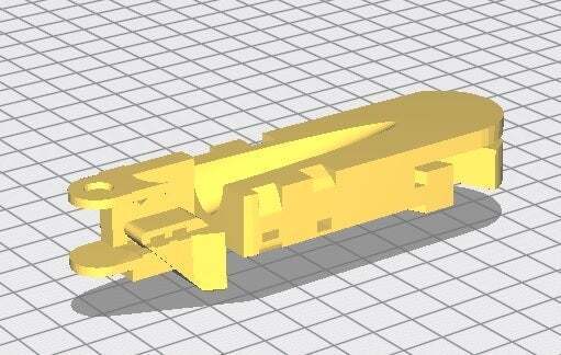 Free STL file CR-10 500 Strain Relief with Chain Drag・3D printable ...