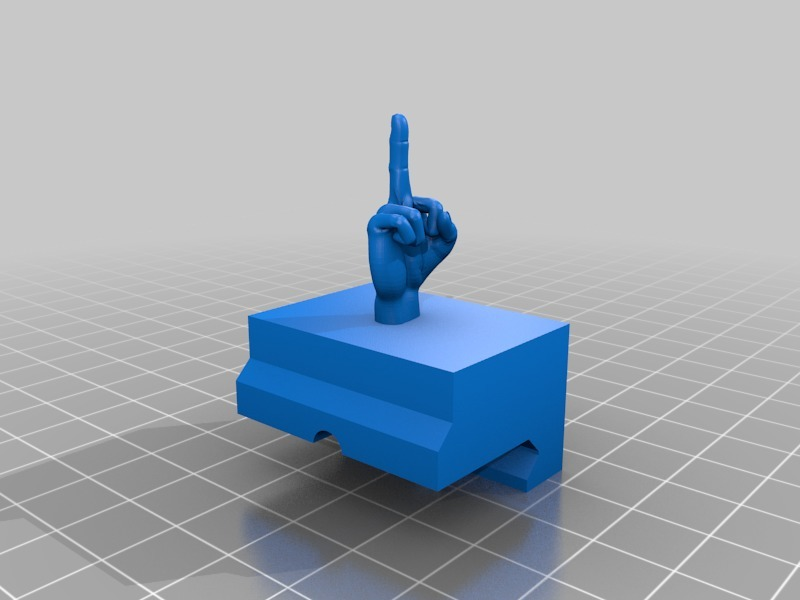 Free 3D file Hand Gesture Picatinny Rail Sights ・3D printer model to ...