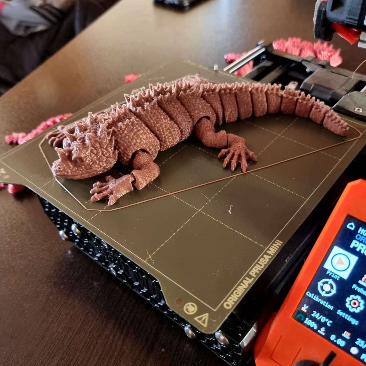 STL file Articulated Lizard No Support Print In Place 🦎・3D printer ...