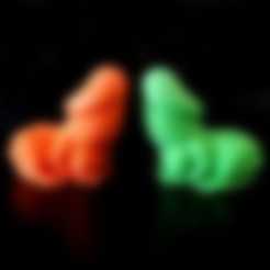 Download STL file Dicky Frog V2 🐸 • 3D printing object ・ Cults