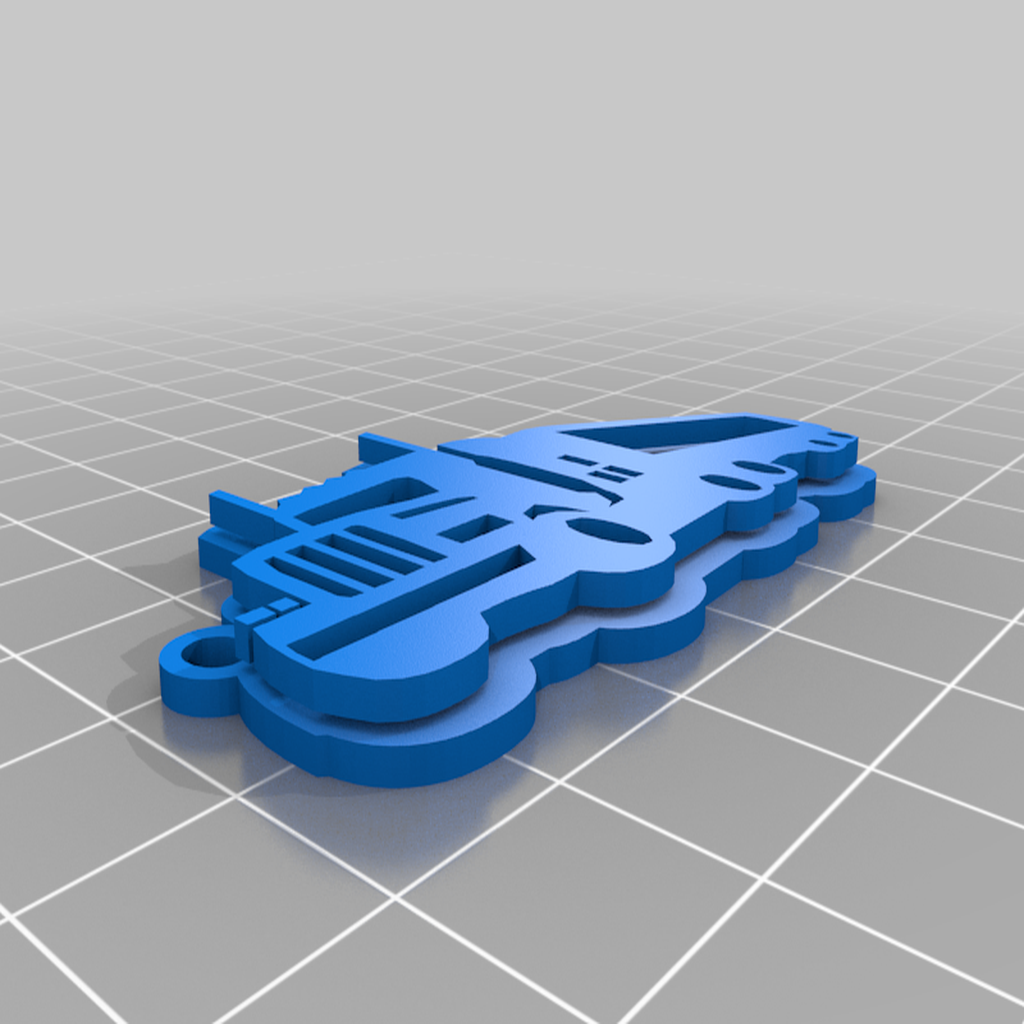 Free 3D file Truck keychain・3D printer design to download・Cults
