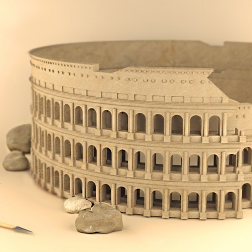 Download free 3D printing templates Colosseum_Rome ・ Cults