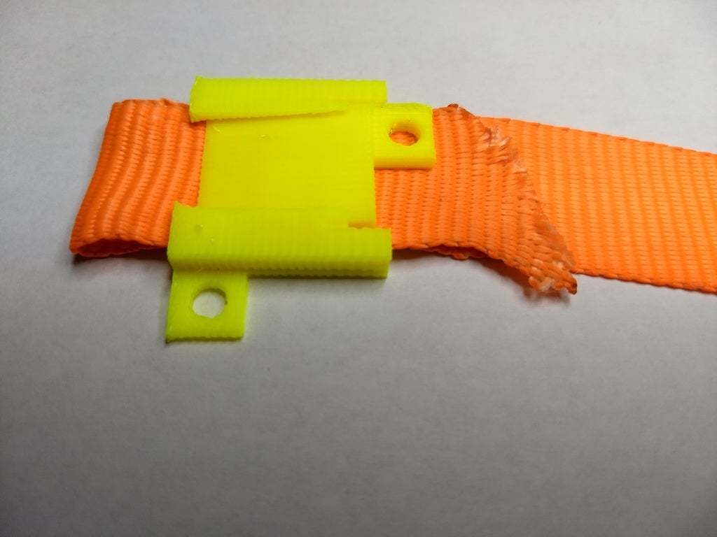 Free STL file tie down strap clips with wedge・3D printer model to ...