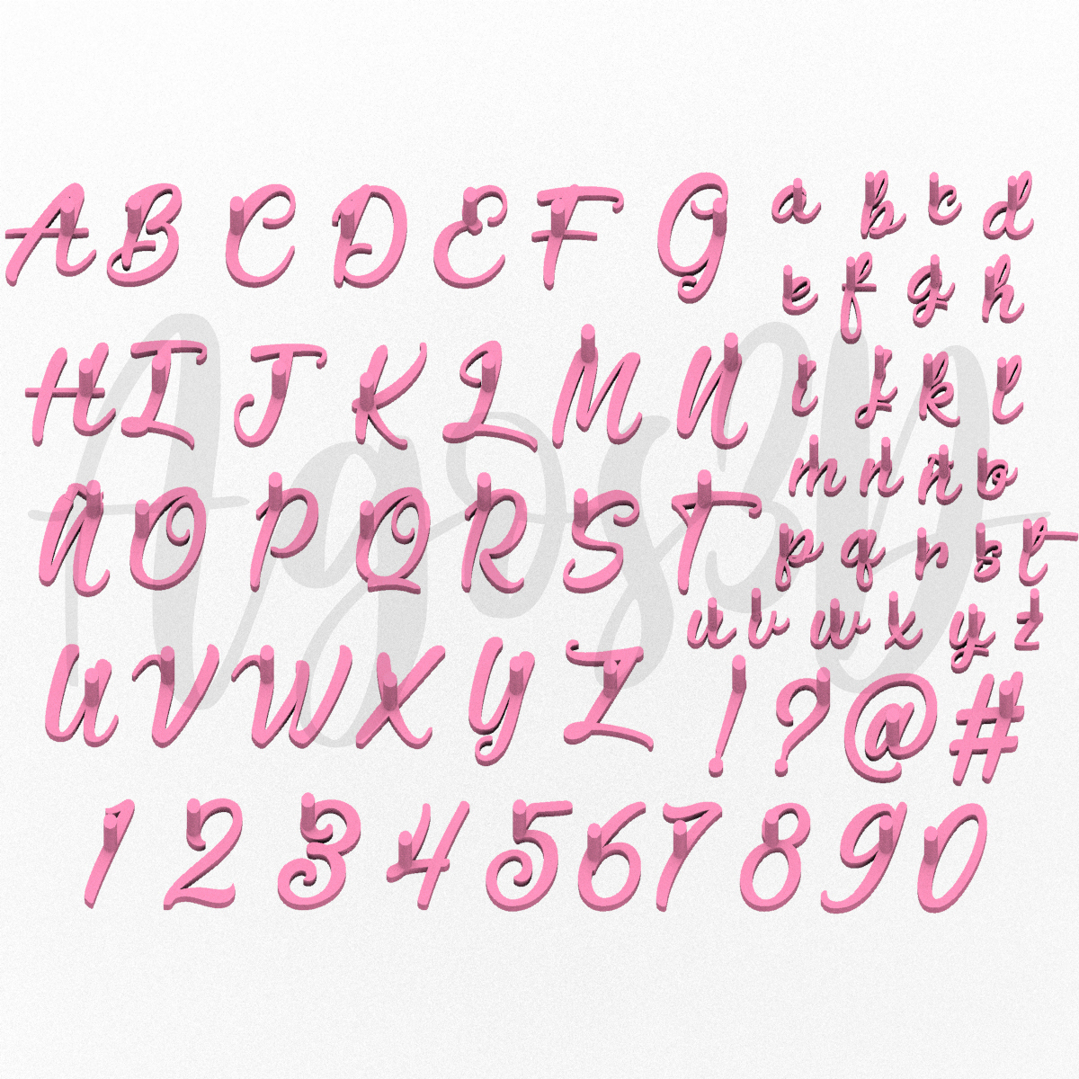 Cursive Alphabet Letters Printable