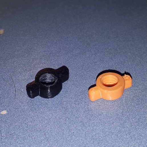 Download STL file M4, M5 and M6 metric wing nut • 3D printing object ...