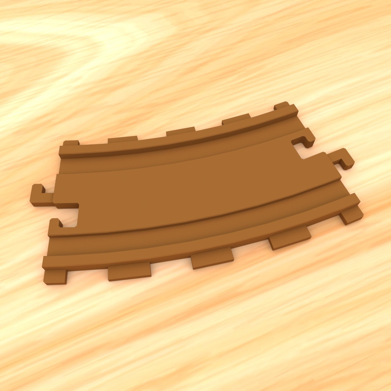 STL file SmallToys - Railways - straight and curved・3D printer design ...