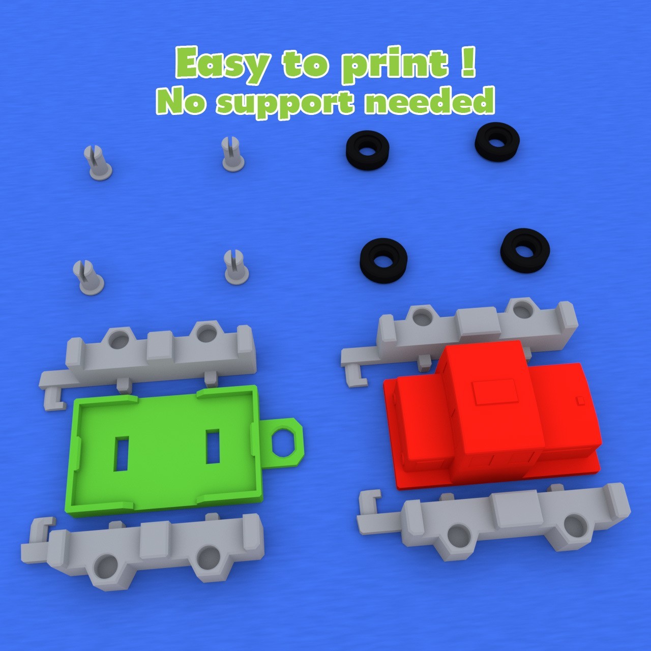 STL file SmallToys - Freight Train・3D print model to download・Cults