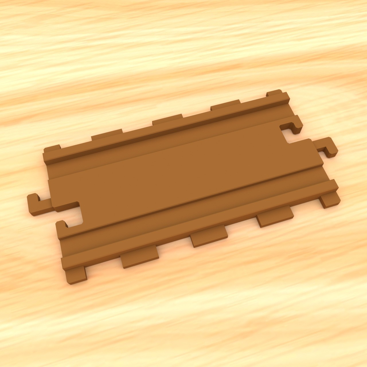 STL file SmallToys - Railways - straight and curved・3D printer design ...