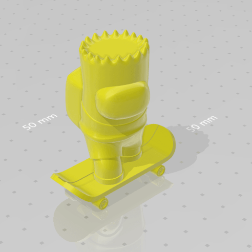 Download free STL file AMONG US - BART SIMPSON • 3D printer model ・ Cults