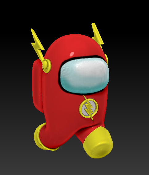 Free STL file Among Us - Flash 🎮・3D printing model to download・Cults