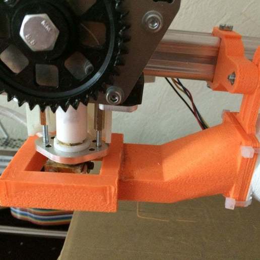 Download free SCAD file K8200/3Drag Printout Cooler • 3D printing model ...