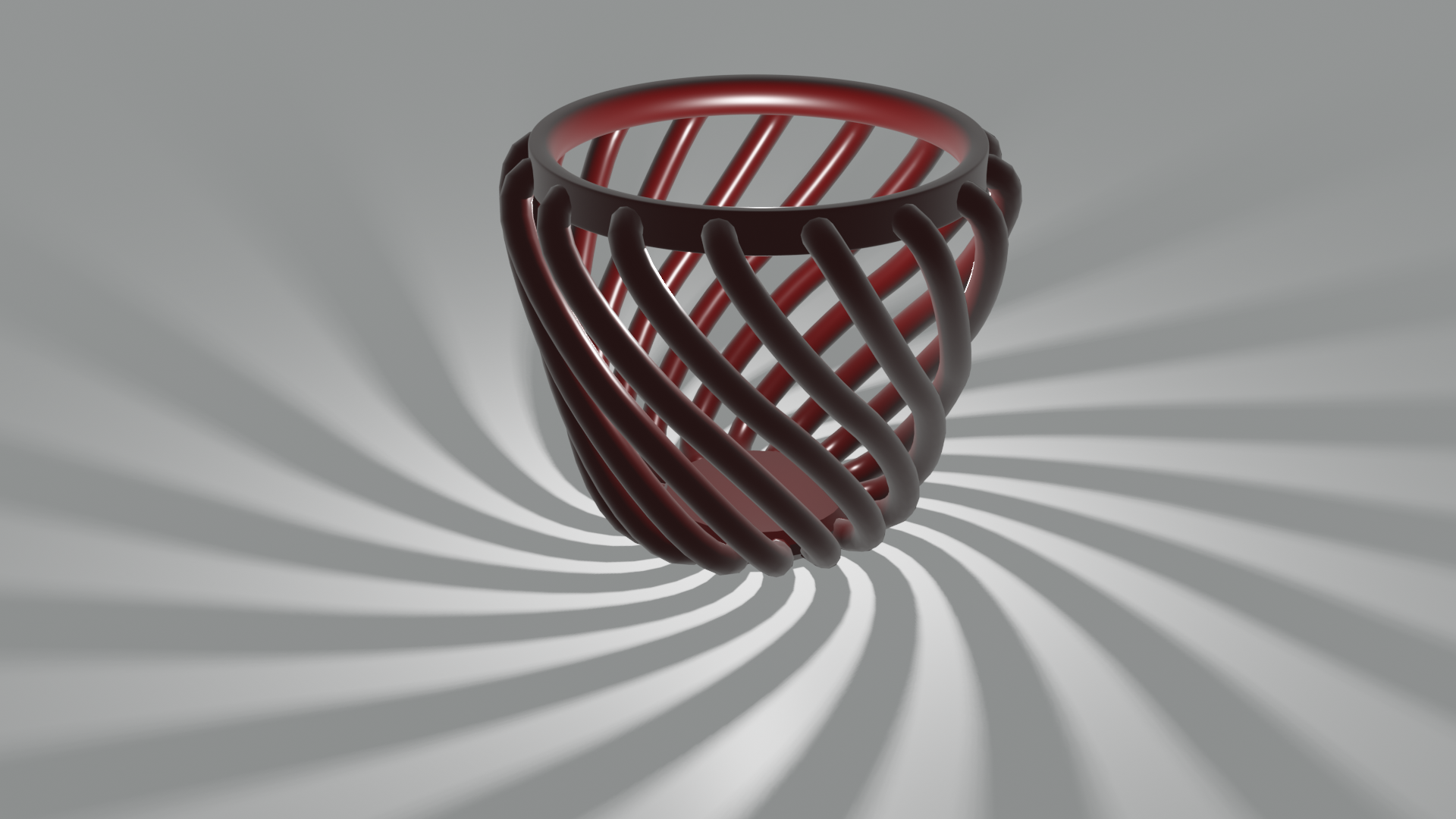 STL-Datei Wireframe vase kostenlos・3D-Druck-Modell zum herunterladen・Cults