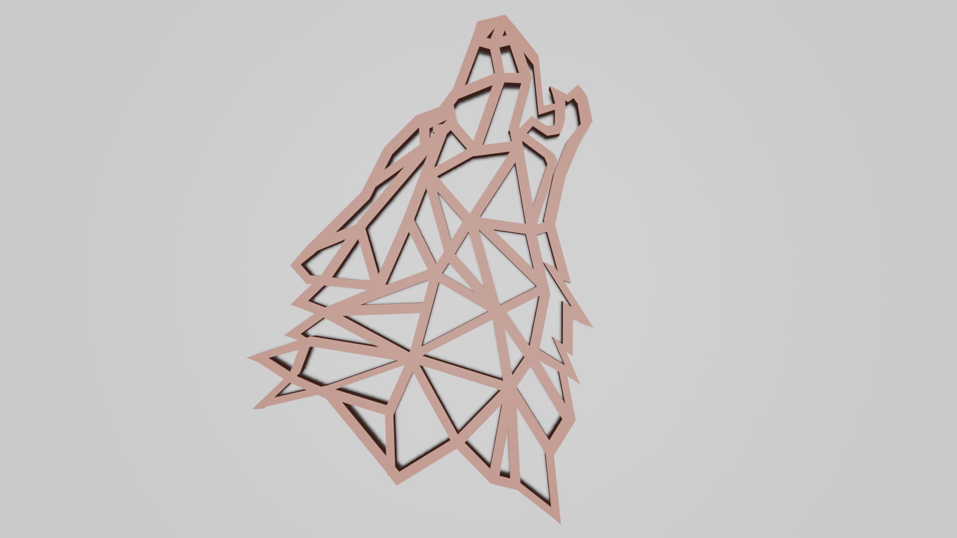 Free STL file Wolf Pendant 🐺・3D printable model to download・Cults