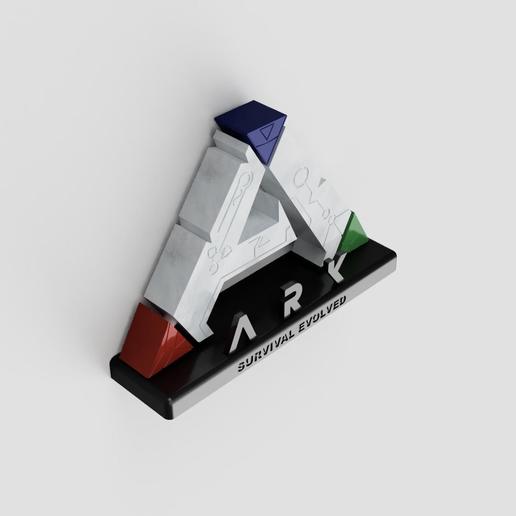 Download STL file ARK Survival Evolved stand logo • 3D printer design ...