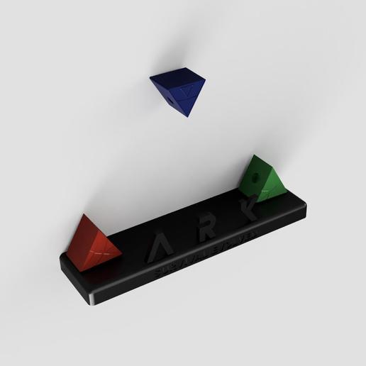 Download STL file ARK Survival Evolved stand logo • 3D printer design ...