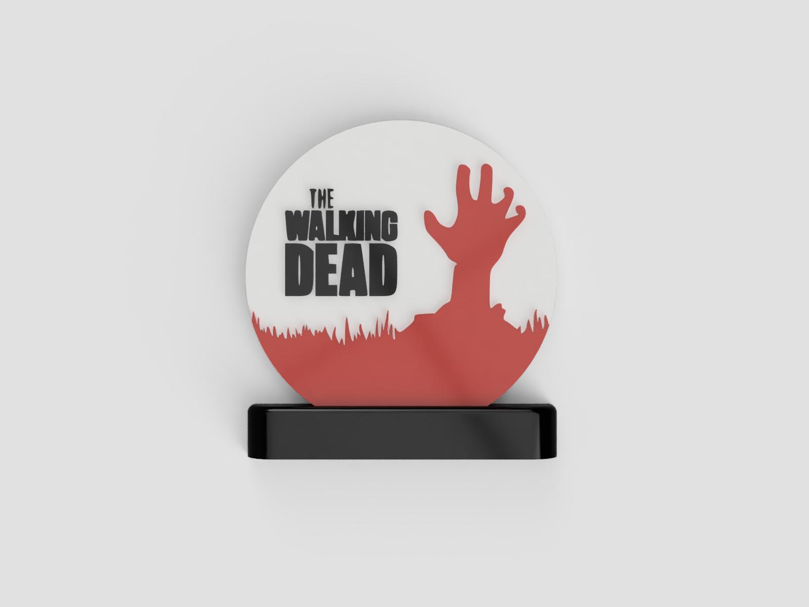 STL file THE WALKING DEAD STAND LOGO 🚶・3D printer model to download・Cults