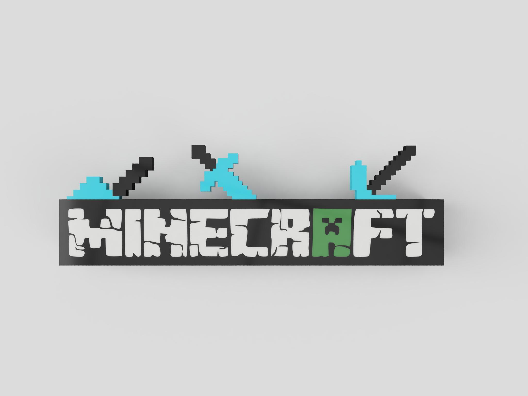 STL file Minecraft table decoration・3D printing idea to download・Cults