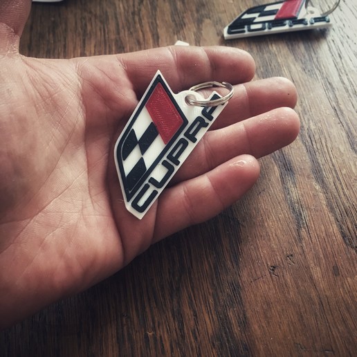 Download 3D printing designs 3D Seat Cupra Keychain ・ Cults