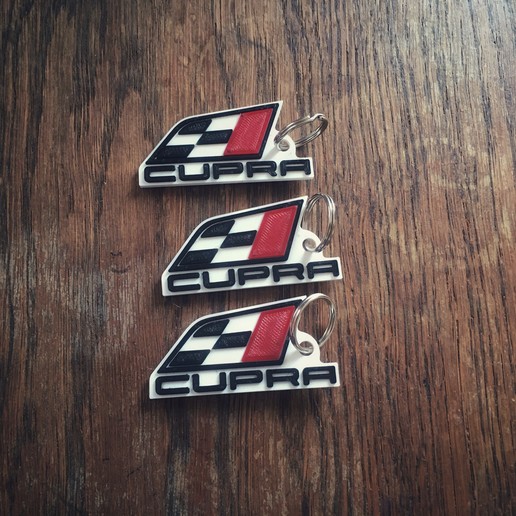 Download 3D printing designs 3D Seat Cupra Keychain ・ Cults