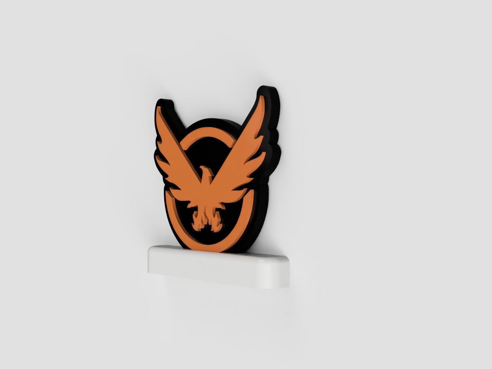 STL-Datei The Division STAND LOGO・3D-druckbare Vorlage zum ...