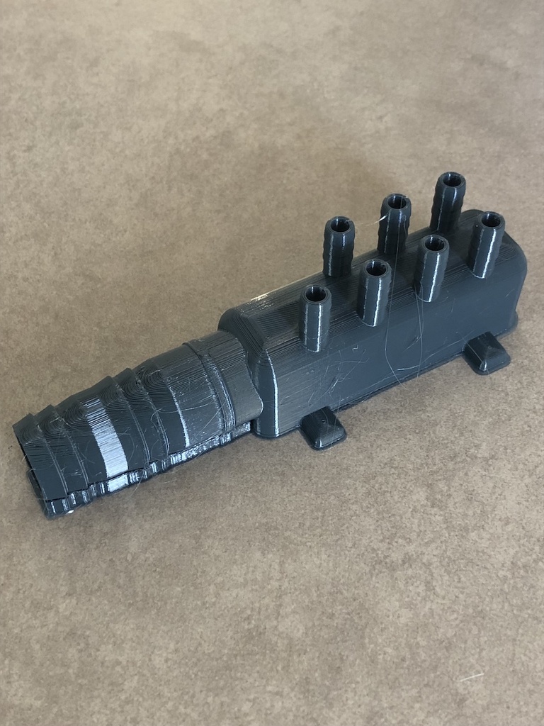 Free 3D file SPA manifold for 7 hoses・Template to download and 3D print ...