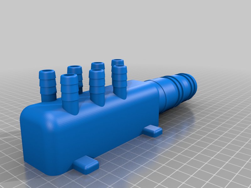 Free 3D file SPA manifold for 7 hoses・Template to download and 3D print ...