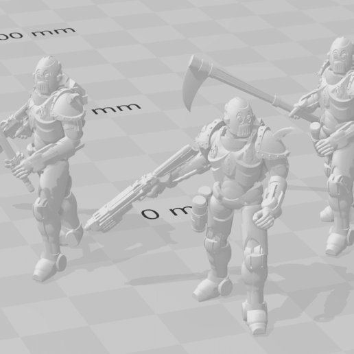 Download free STL file More Space Soldier Dudes • Template to 3D print ...