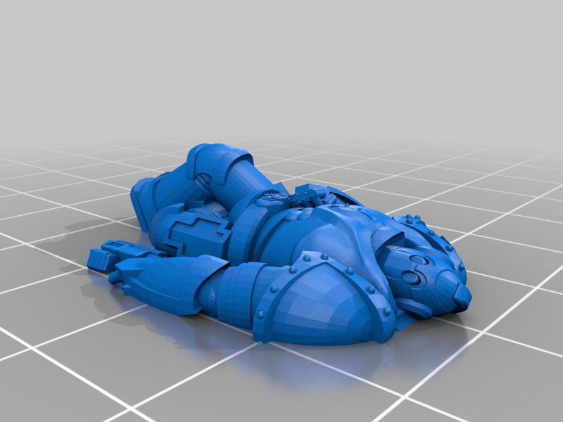 Free STL file Supportless Dead Space Soldiers 😵・Model to download and 3D print・Cults